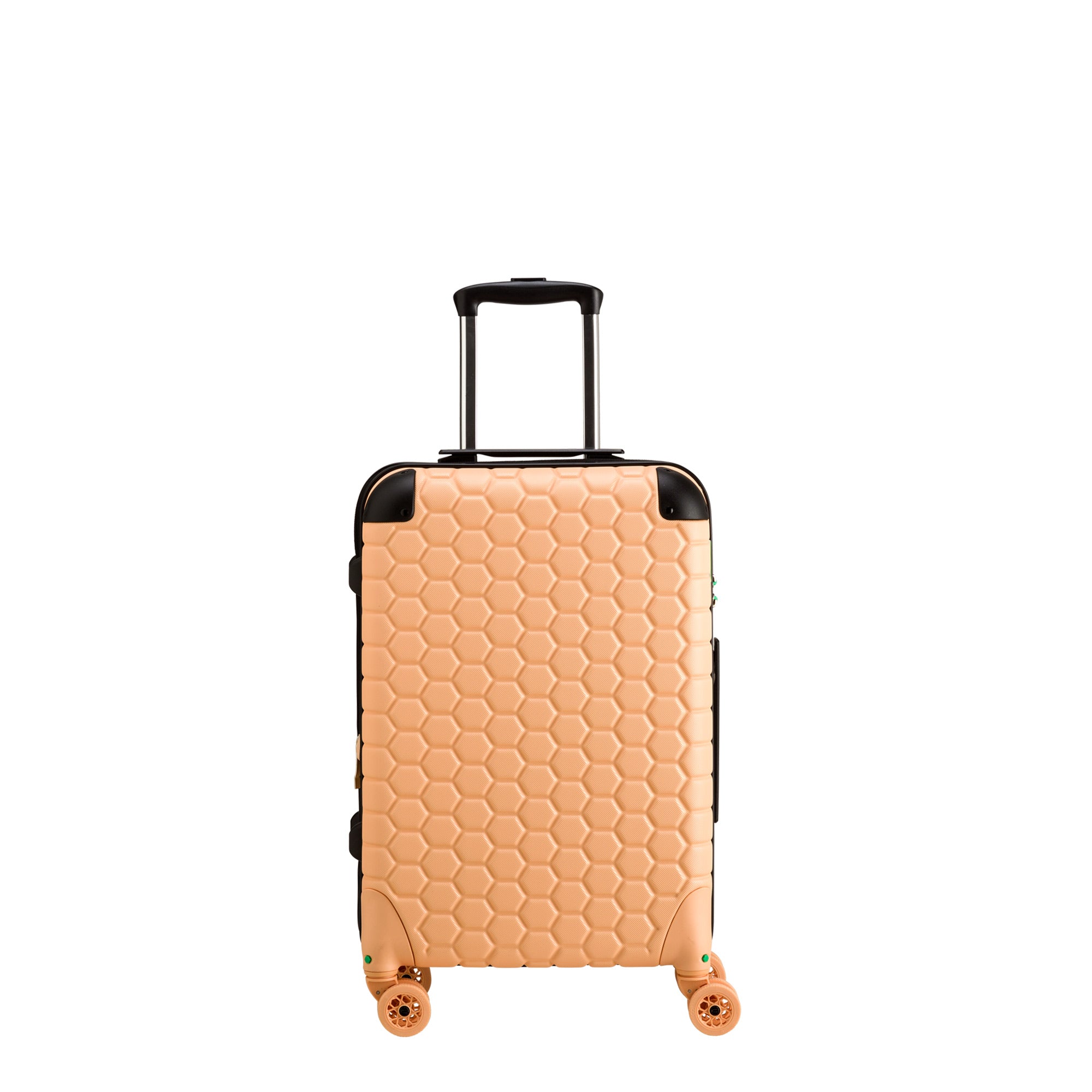 Gotech Green Unisex Small Hard Trolleys